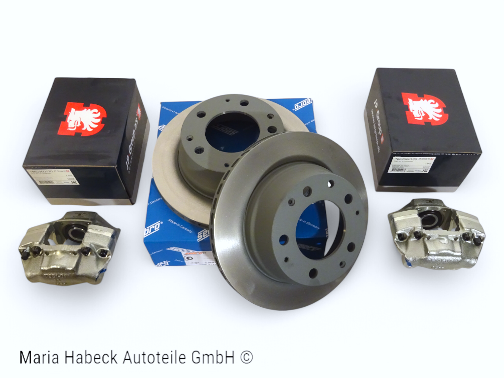 Set Sebro brake discs + JP brake caliper HA Porsche 911 2,4/3,0 SC 20mm ...