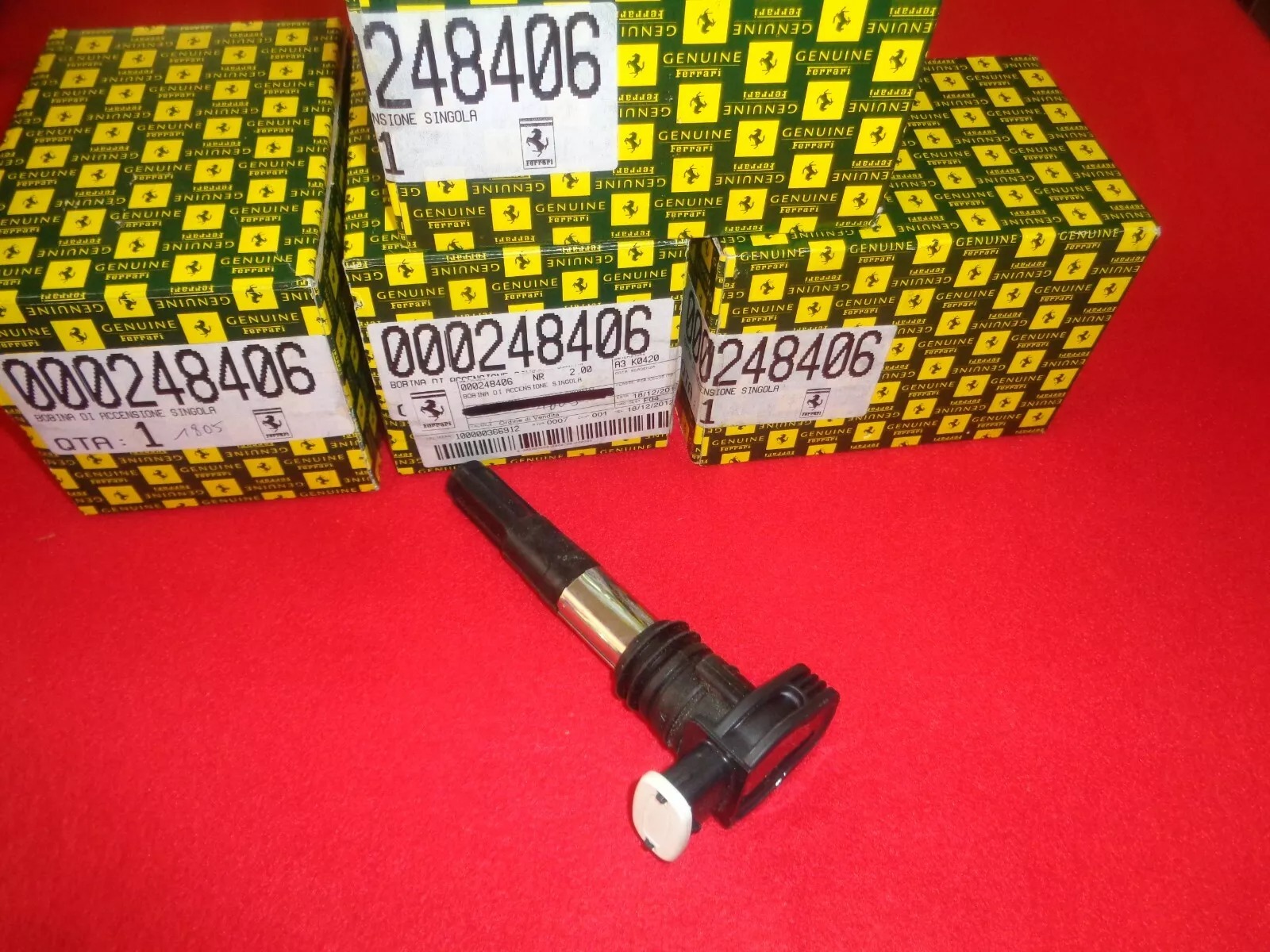 Ignition coil set 4 pieces 248406 suitable for Ferrari 458 599 GTO 430 ...