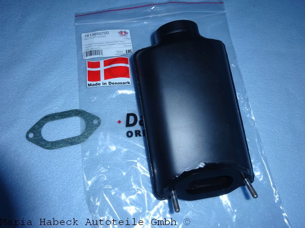JP oil filler tank / breather stainless steel Porsche 356 B/C ...